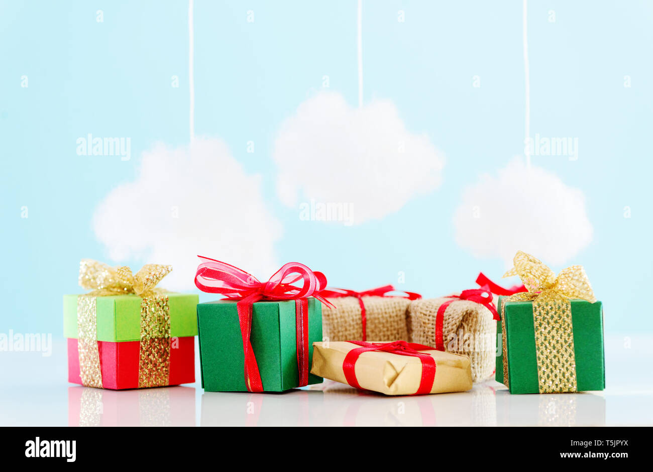 gift boxes background Stock Photo - Alamy