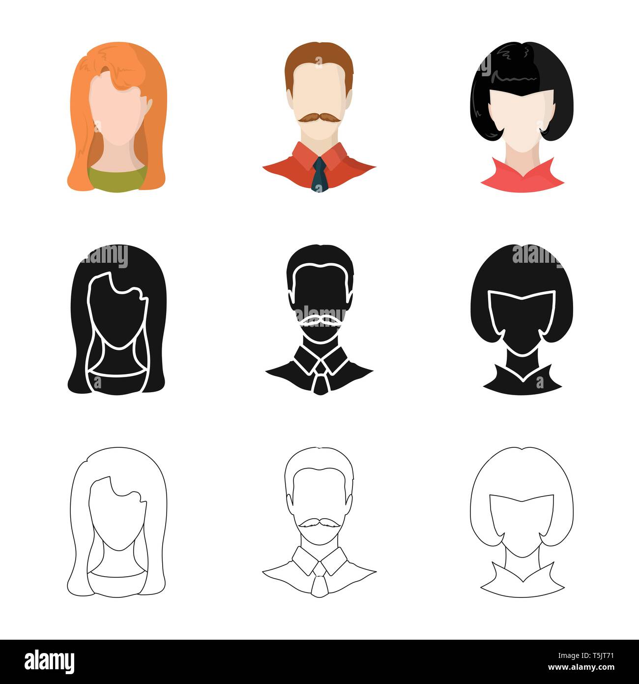 Vector illustration of professional and photo logo. Set of professional ...