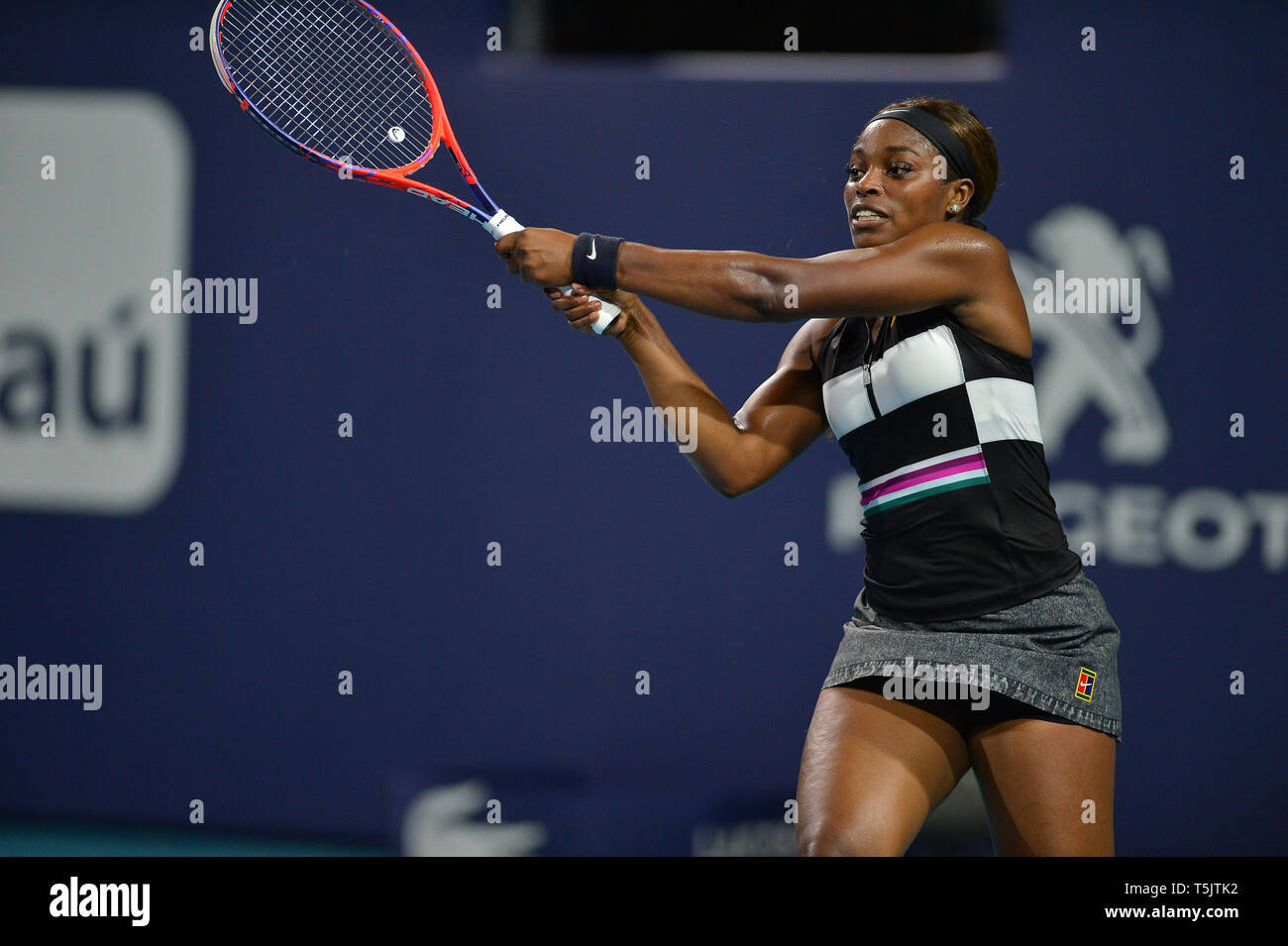 Day 7 of the 2019 Miami Open, held at the Hard Rock Stadium in Miami ...