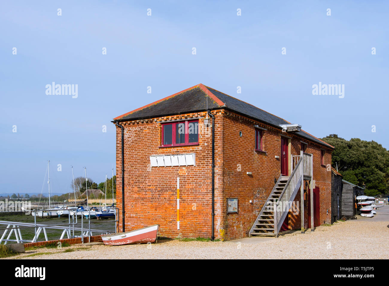 The old Grain Store circa 1850 at Dell Quay port now used by the ...