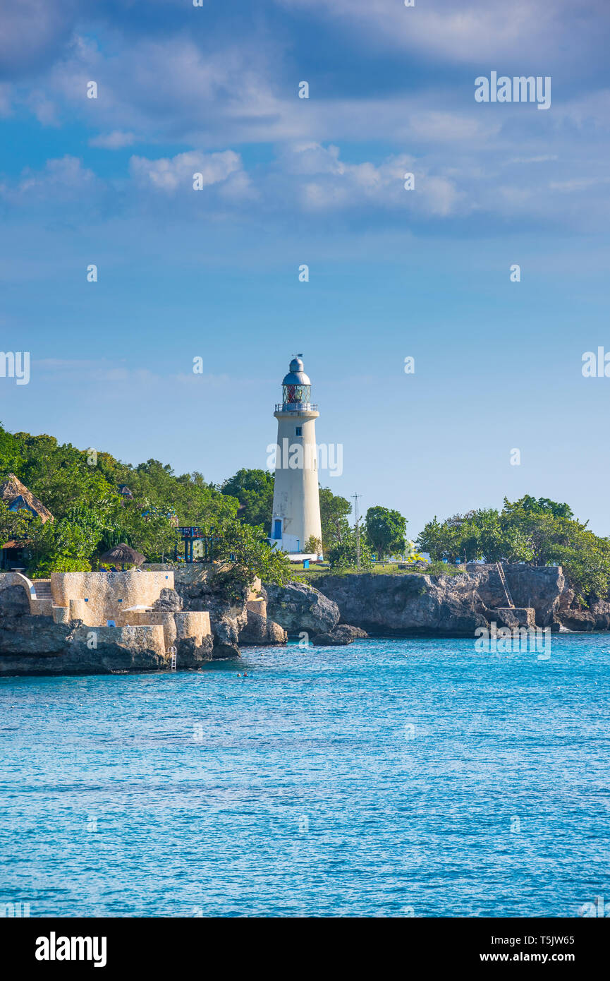Jamaica negril lighthouse hi-res stock photography and images - Alamy