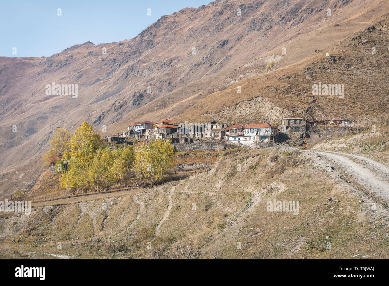 Georgia, Greater Caucasus, village in the Sno valley Stock Photo - Alamy