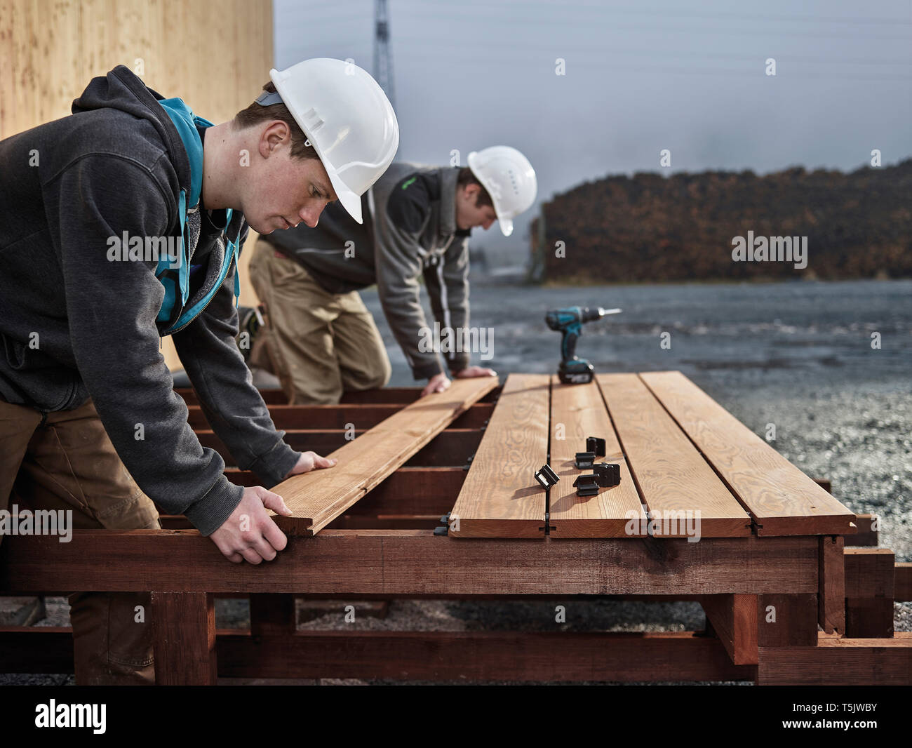 Decking board hi-res stock photography and images - Alamy