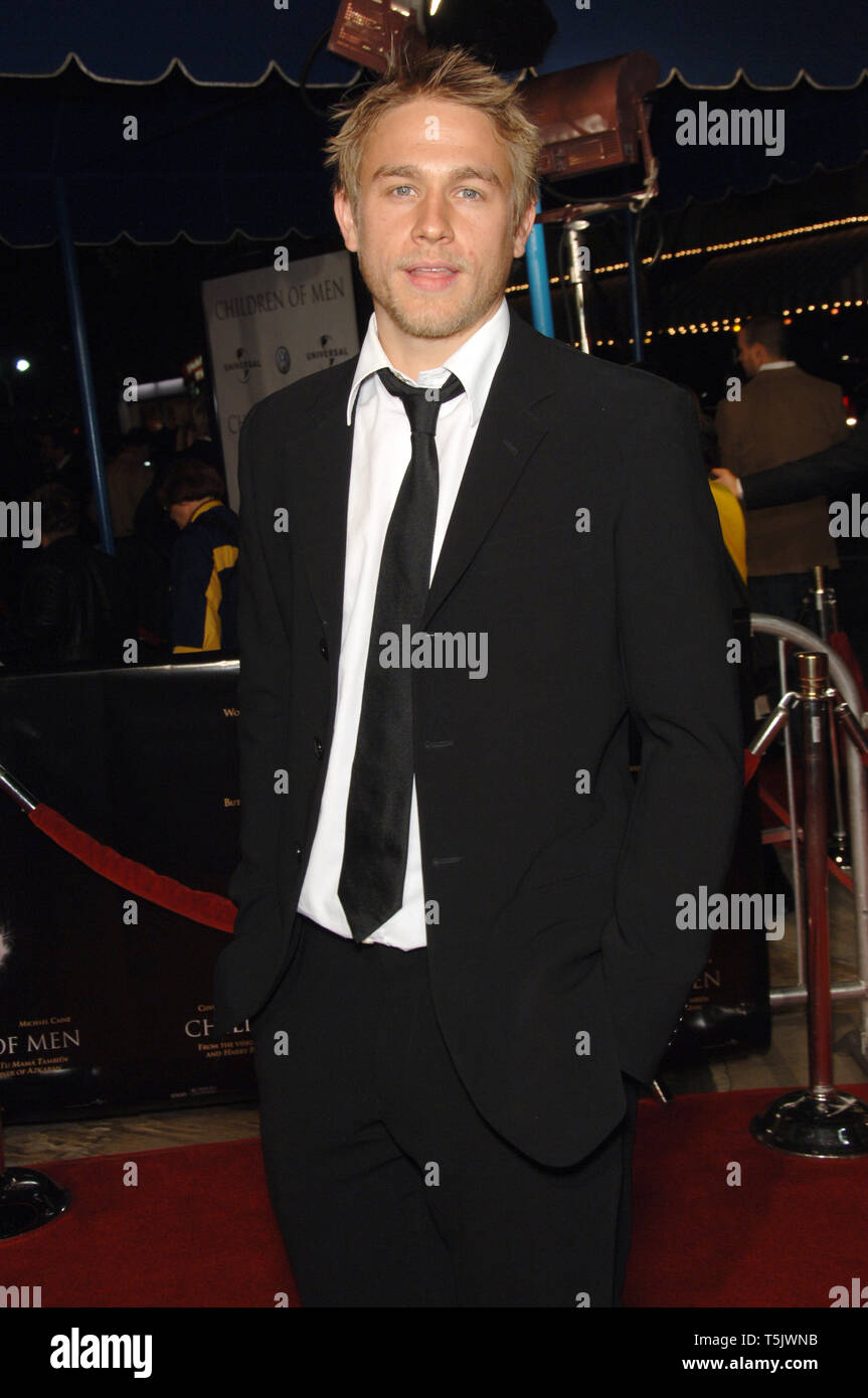 LOS ANGELES, CA. November 16, 2006: Charlie Hunnam at the Los Angeles ...