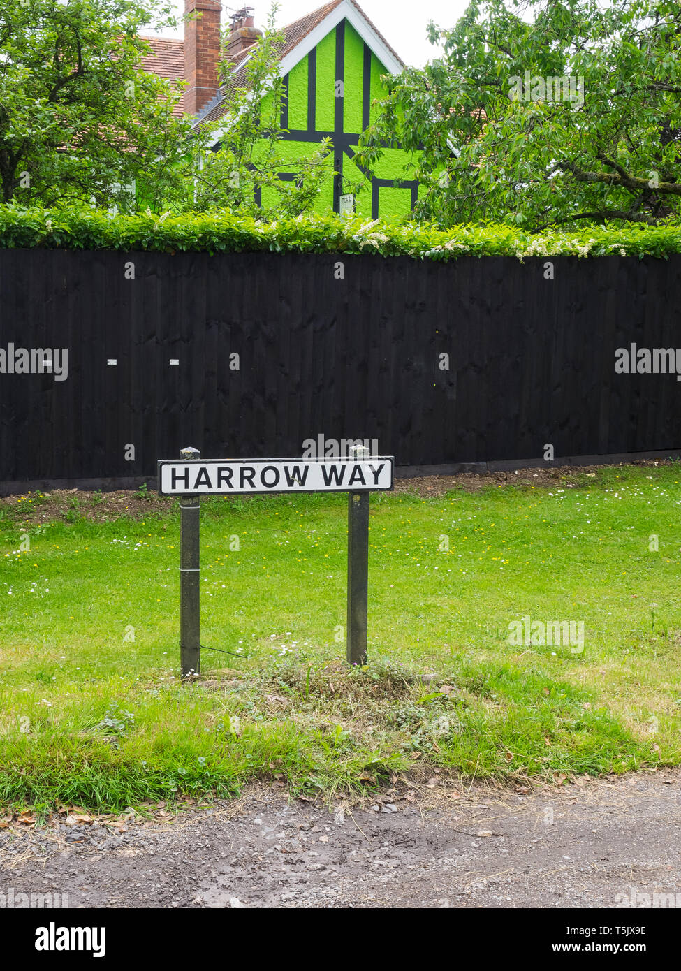 Harrow Way - West Andover - SU331464 Stock Photo - Alamy