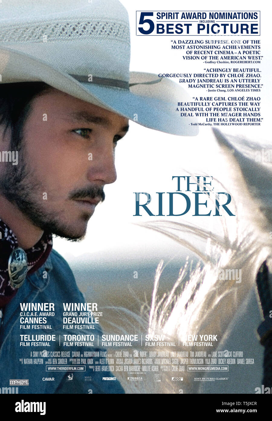 RELEASE DATE: April 13, 2018 TITLE: The Rider STUDIO: Sony Pictures ...