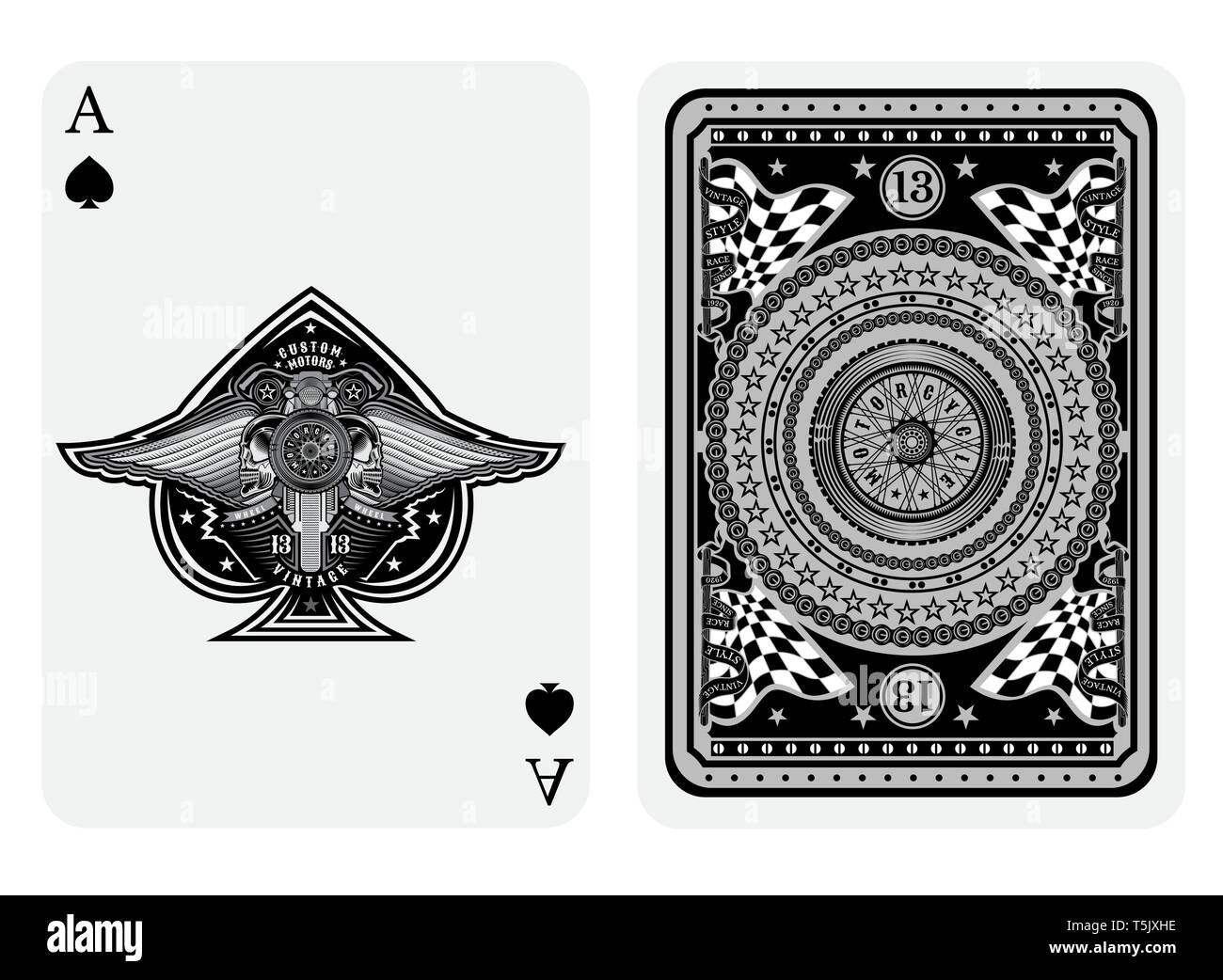 Ace Of Spades Card Bicycle