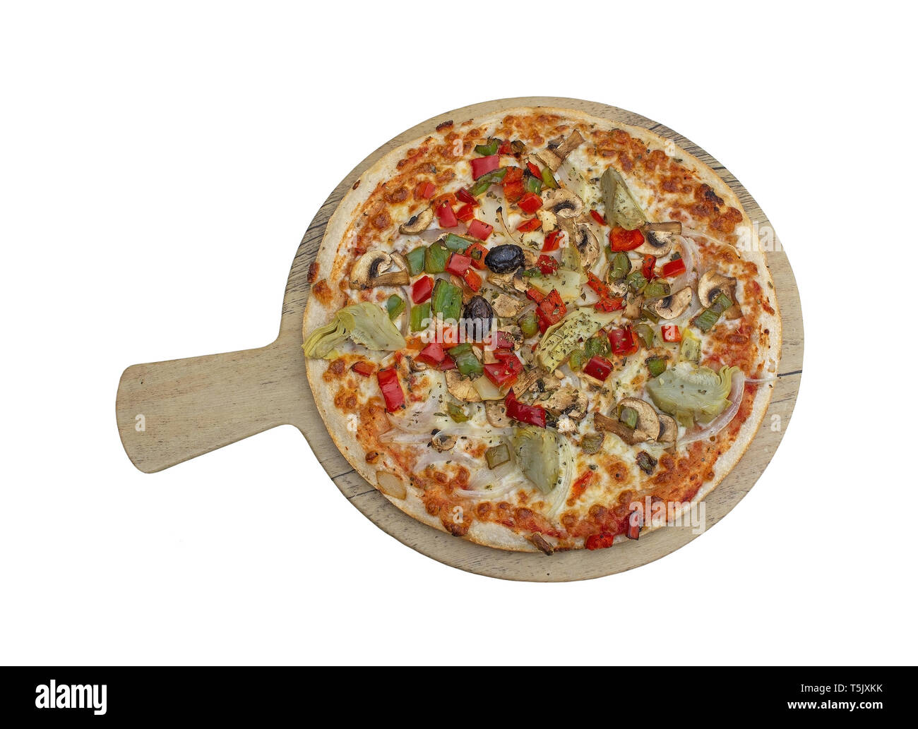 Pizza view from above on hi-res stock photography and images - Alamy
