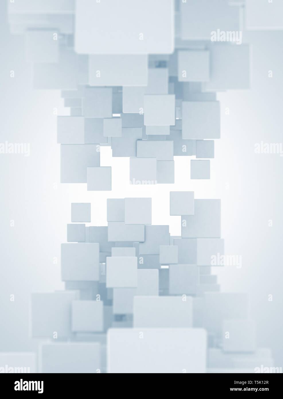 Abstract 3d squares overlapping geometric background Stock Photo - Alamy