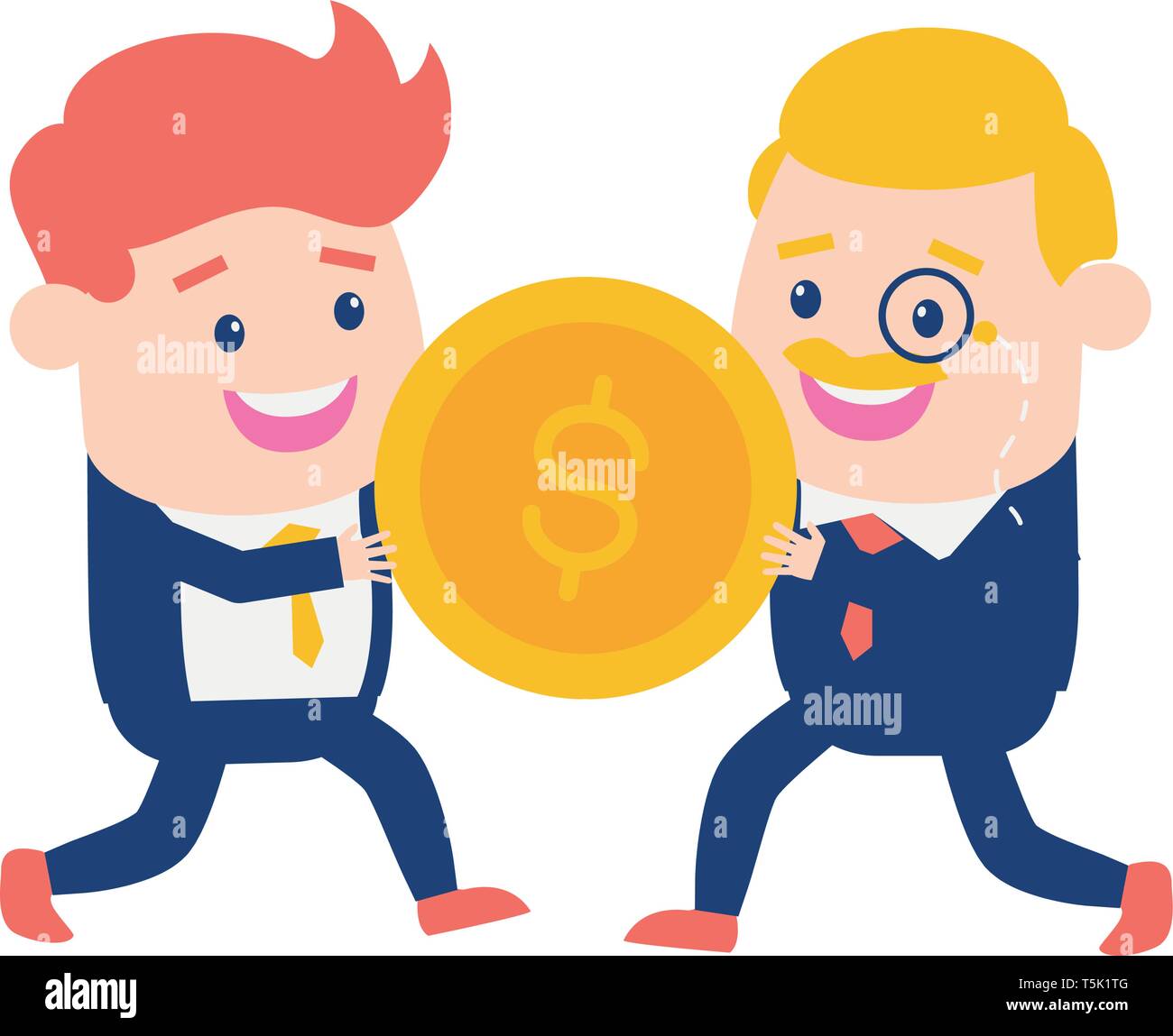 Online banking man counting Stock Vector Images - Alamy