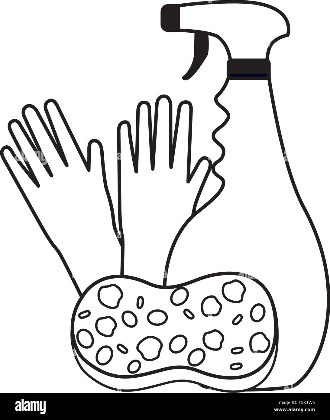 spring cleaning tools Stock Vector Image & Art - Alamy