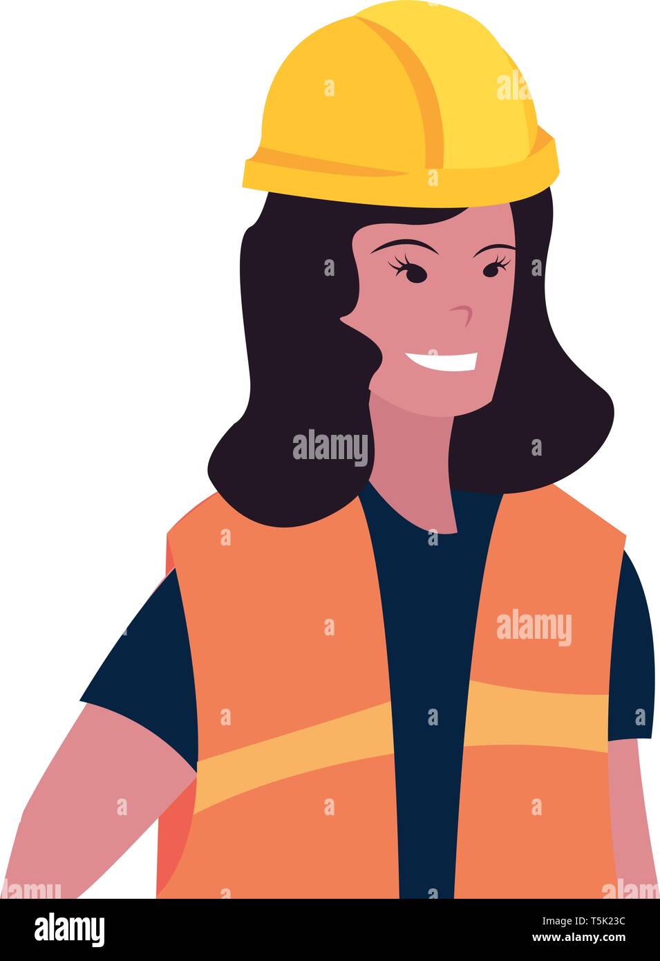 worker woman employee labour day vector illustration Stock Vector Image ...