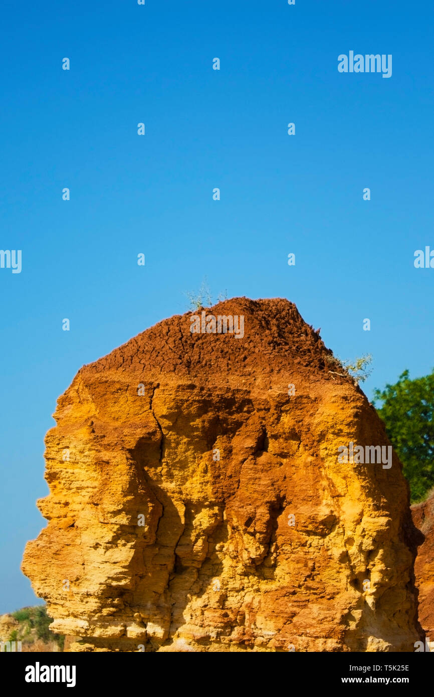 Mountain of clay Stock Photo - Alamy