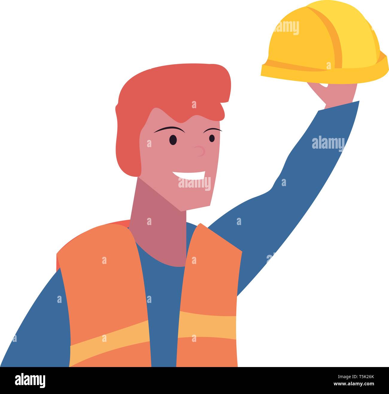 worker employee profession labour day vector illustration Stock Vector ...