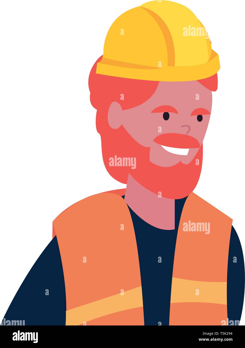 worker employee profession labour day vector illustration Stock Vector ...