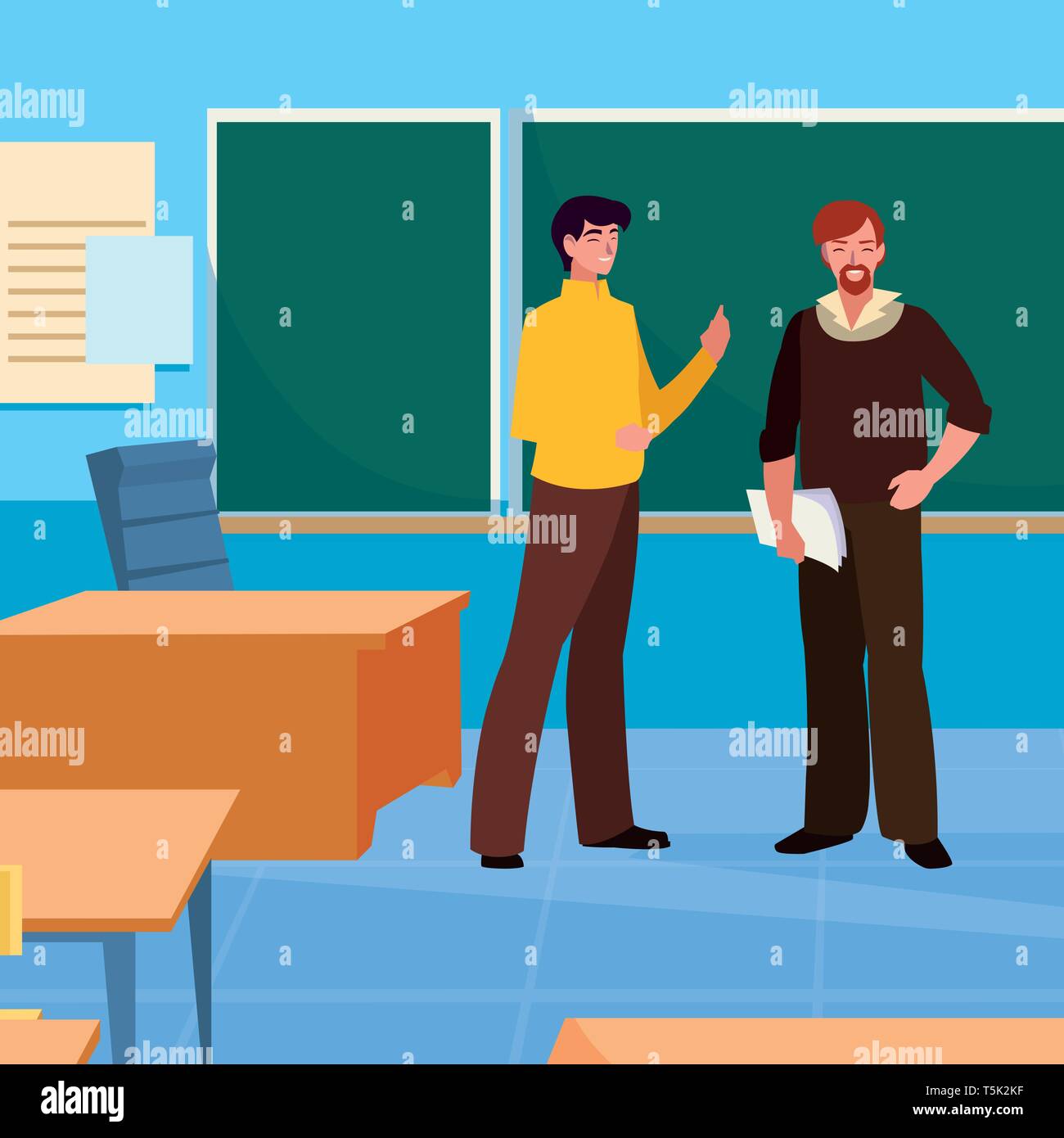Pair work classroom hi-res stock photography and images - Alamy