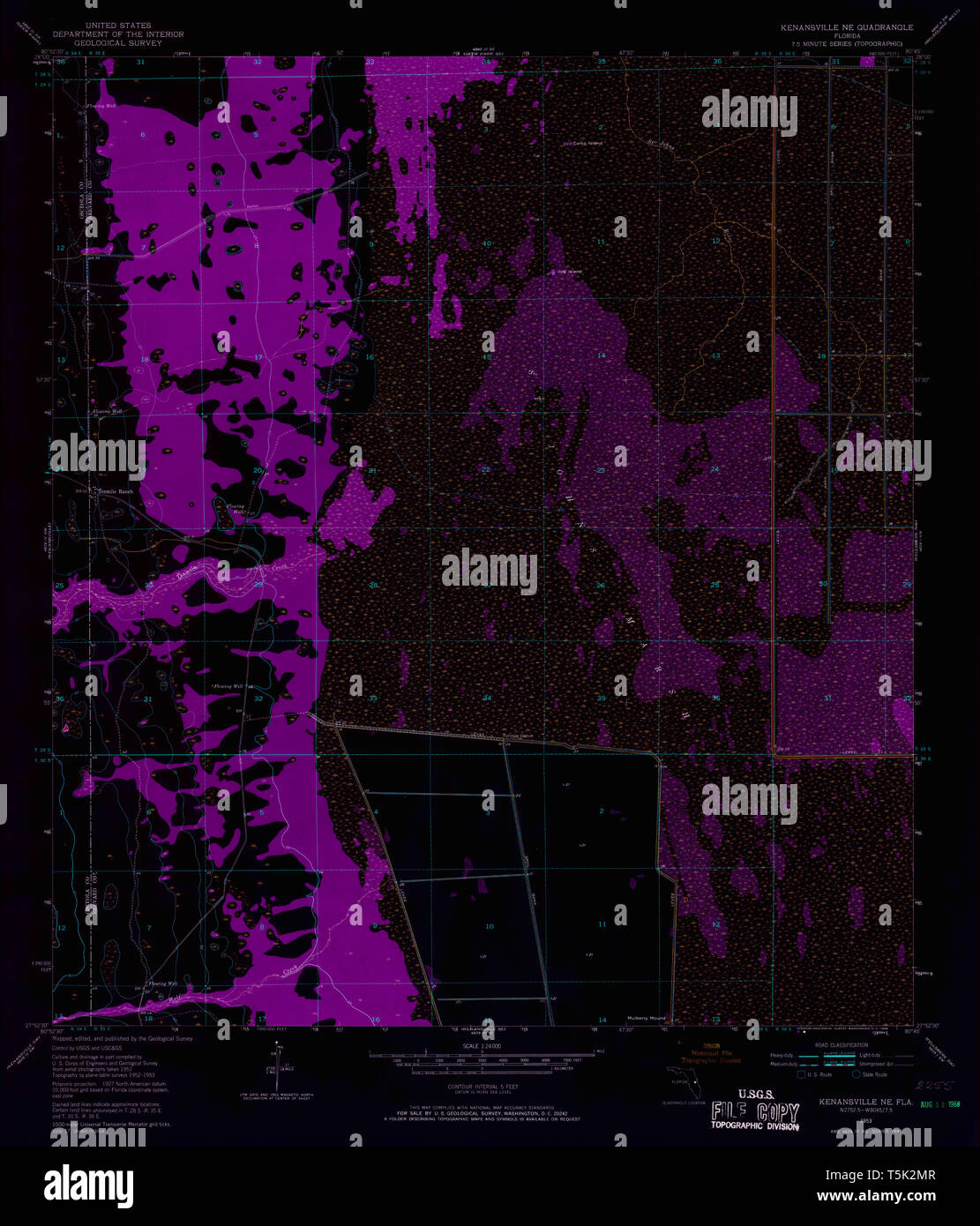 Map of kenansville hi-res stock photography and images - Alamy