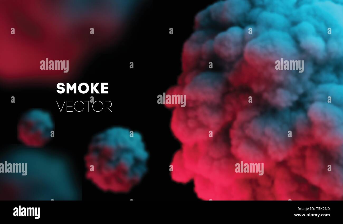 Light colorful smoke. Vector background EPS 10. Mist and smog. Backdrop ...