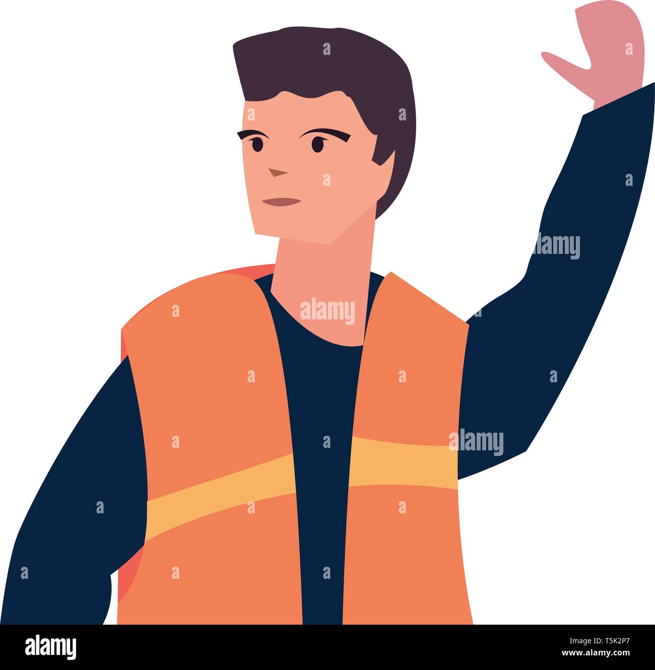 worker employee profession labour day vector illustration Stock Vector ...