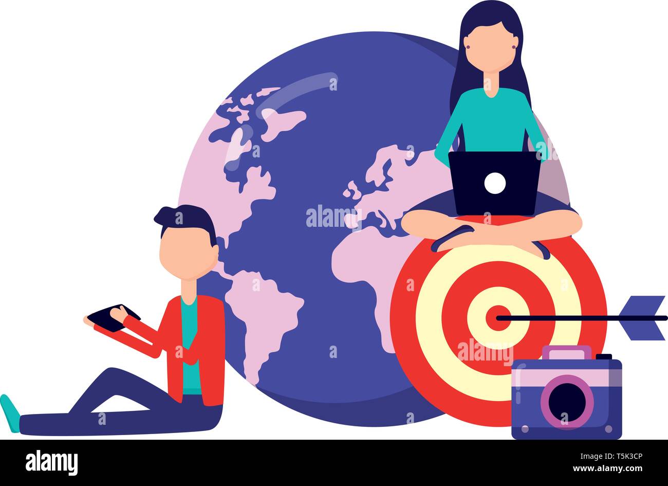 people social media Stock Vector Image & Art - Alamy