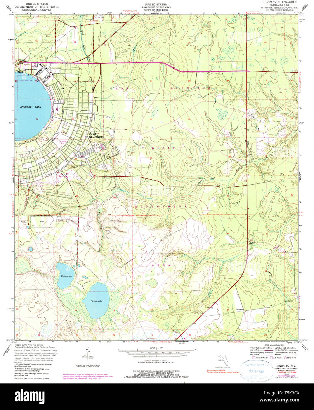 Map of kingsley hi-res stock photography and images - Alamy