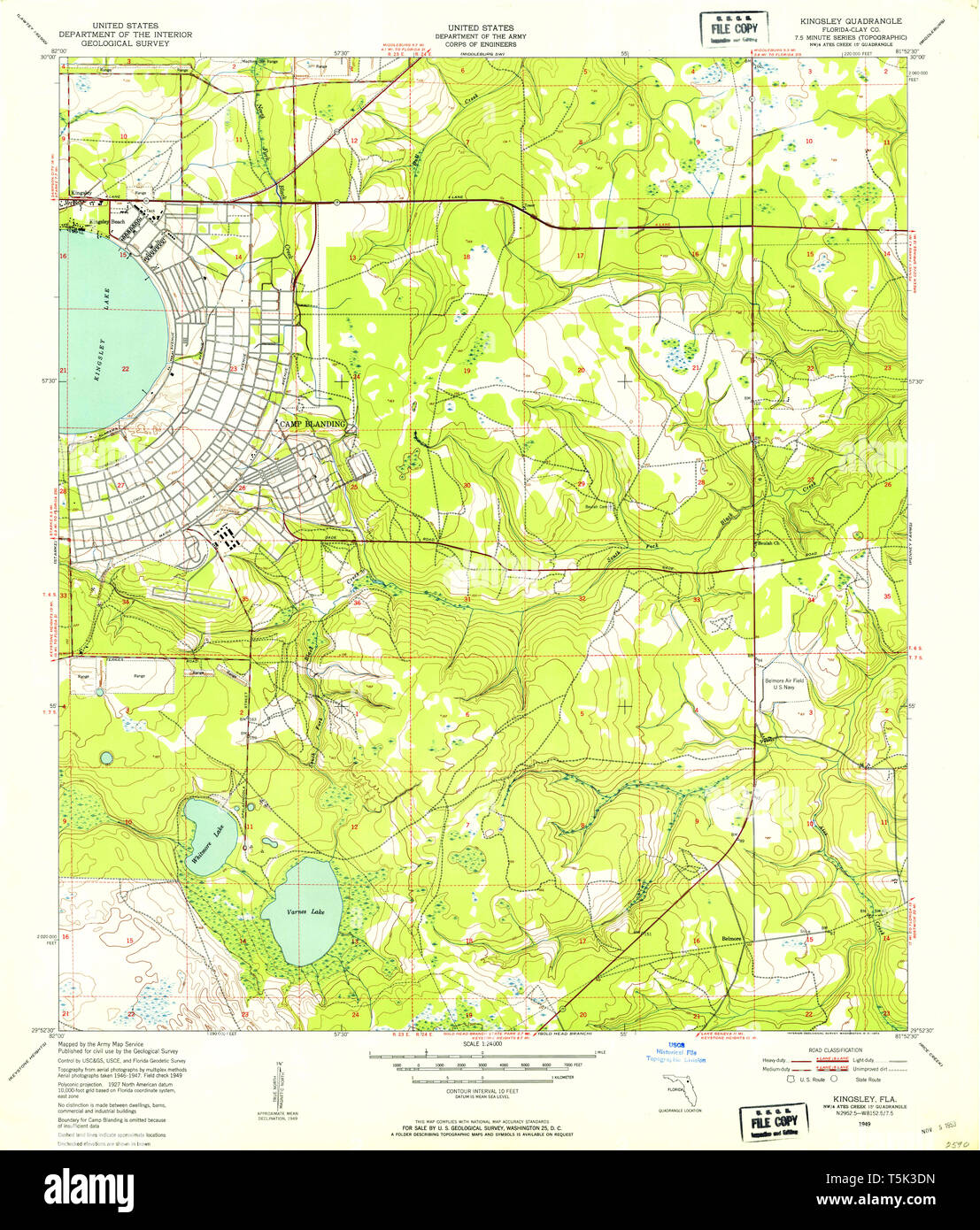 Map of kingsley hi-res stock photography and images - Alamy