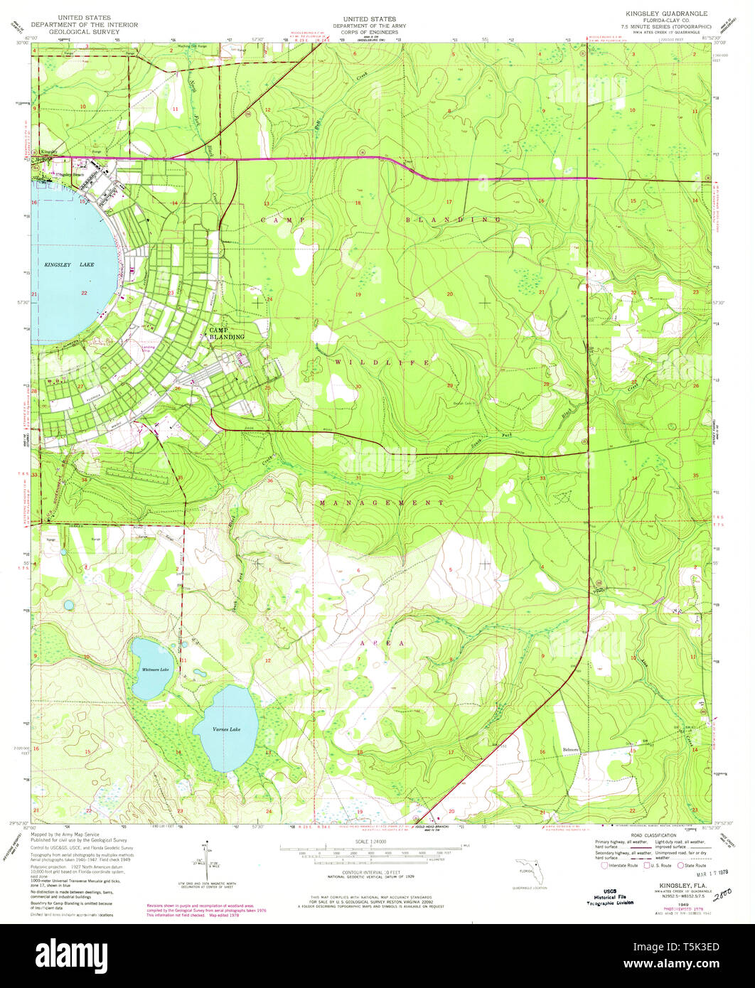 Map of kingsley hi-res stock photography and images - Alamy