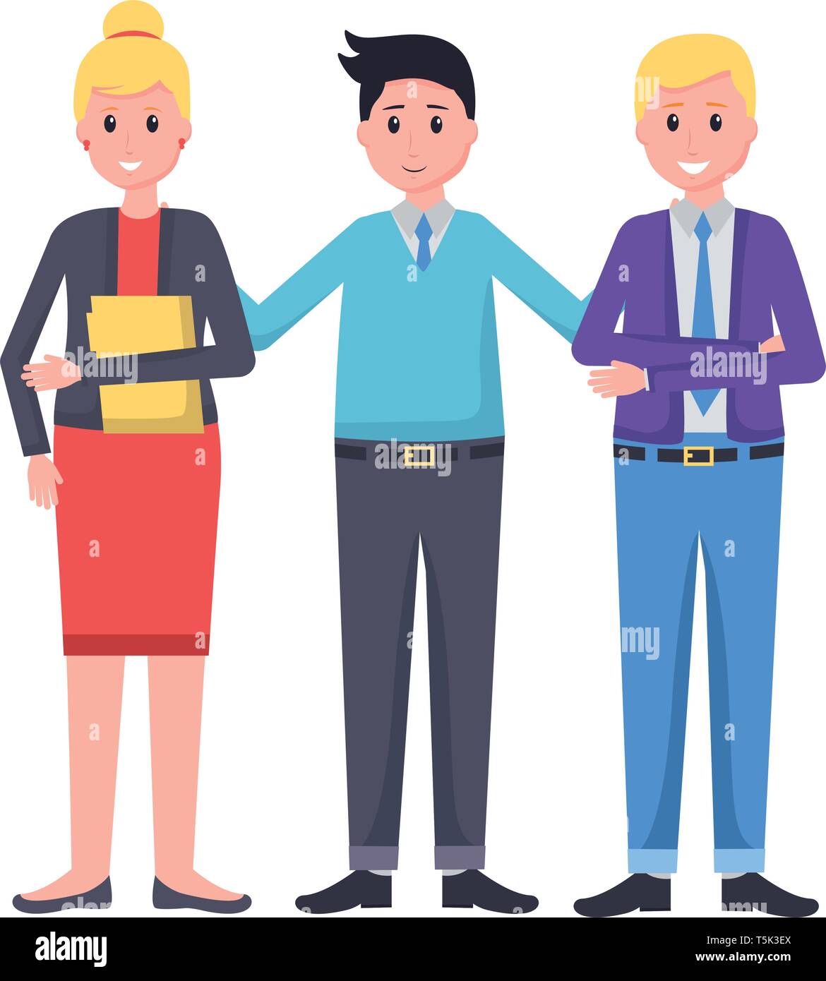 team people office Stock Vector Image & Art - Alamy