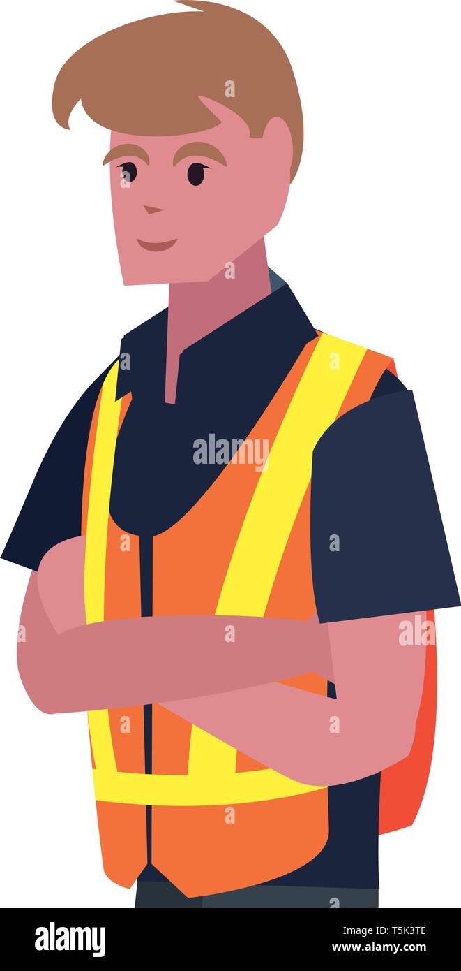 worker employee profession labour day vector illustration Stock Vector ...