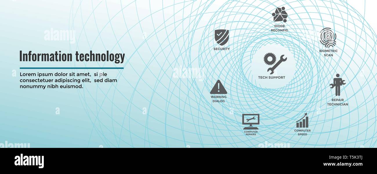 Information technology Web Header Banner - Wrench, Computer Repairman ...