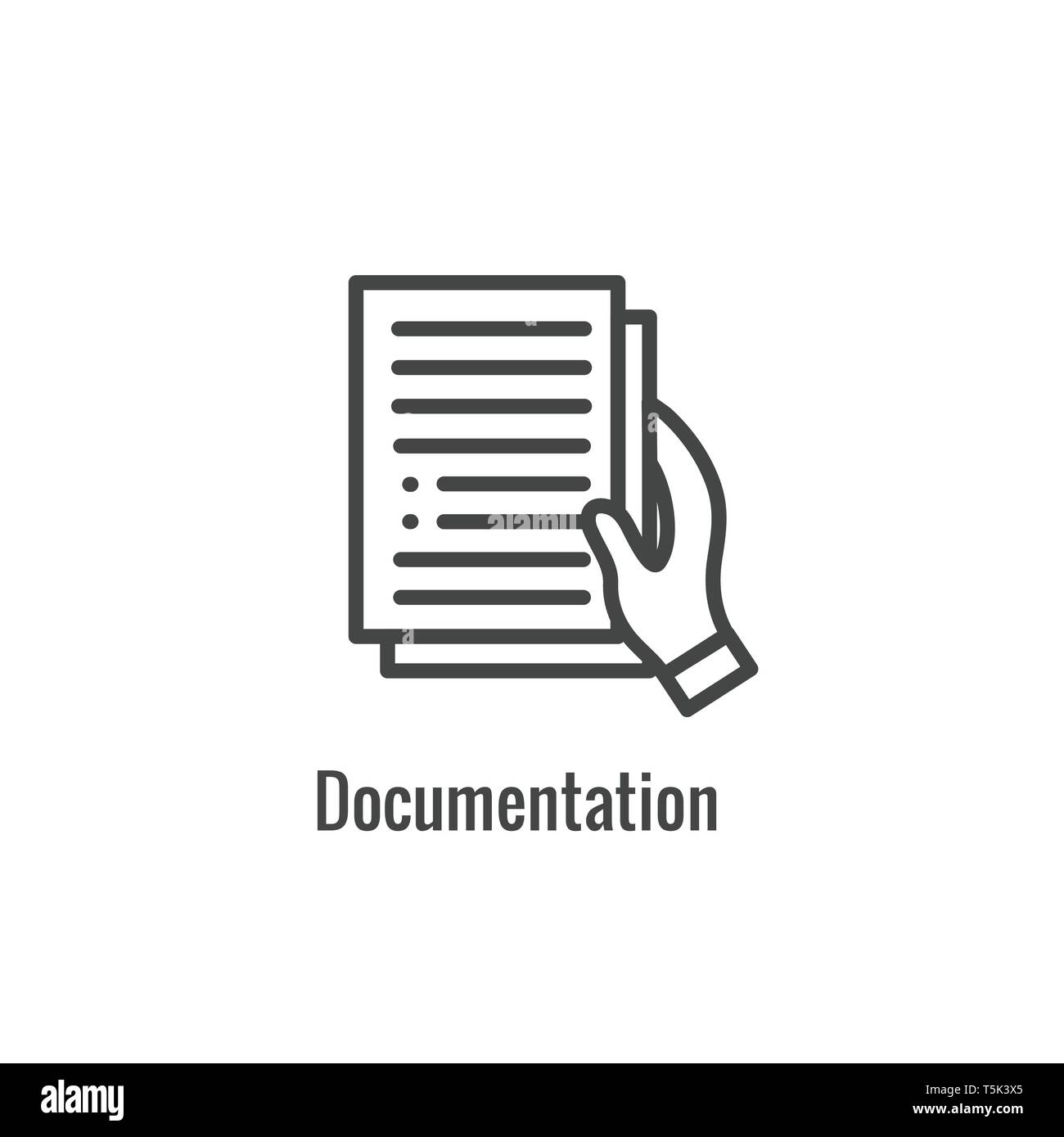 New Business Process Icon, Documentation phase Stock Vector Image & Art ...
