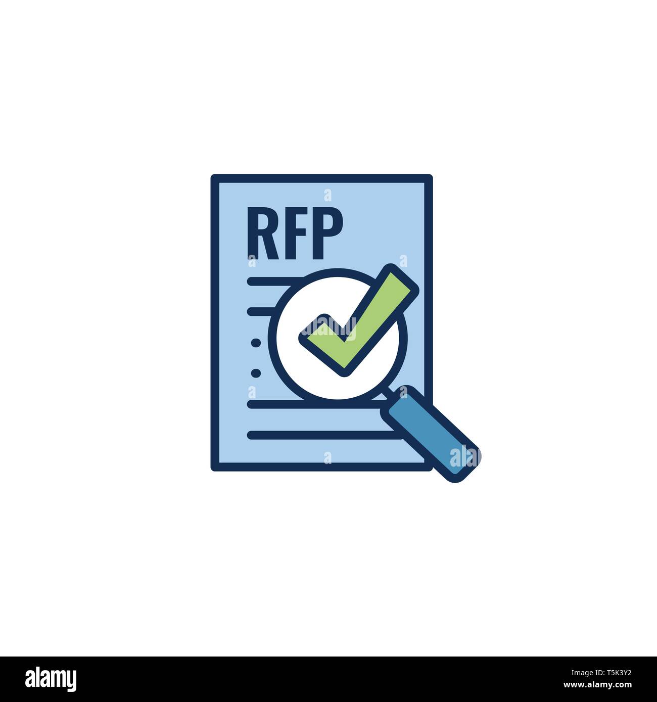 RFP Icon - request for proposal concept - idea Stock Vector Image & Art ...