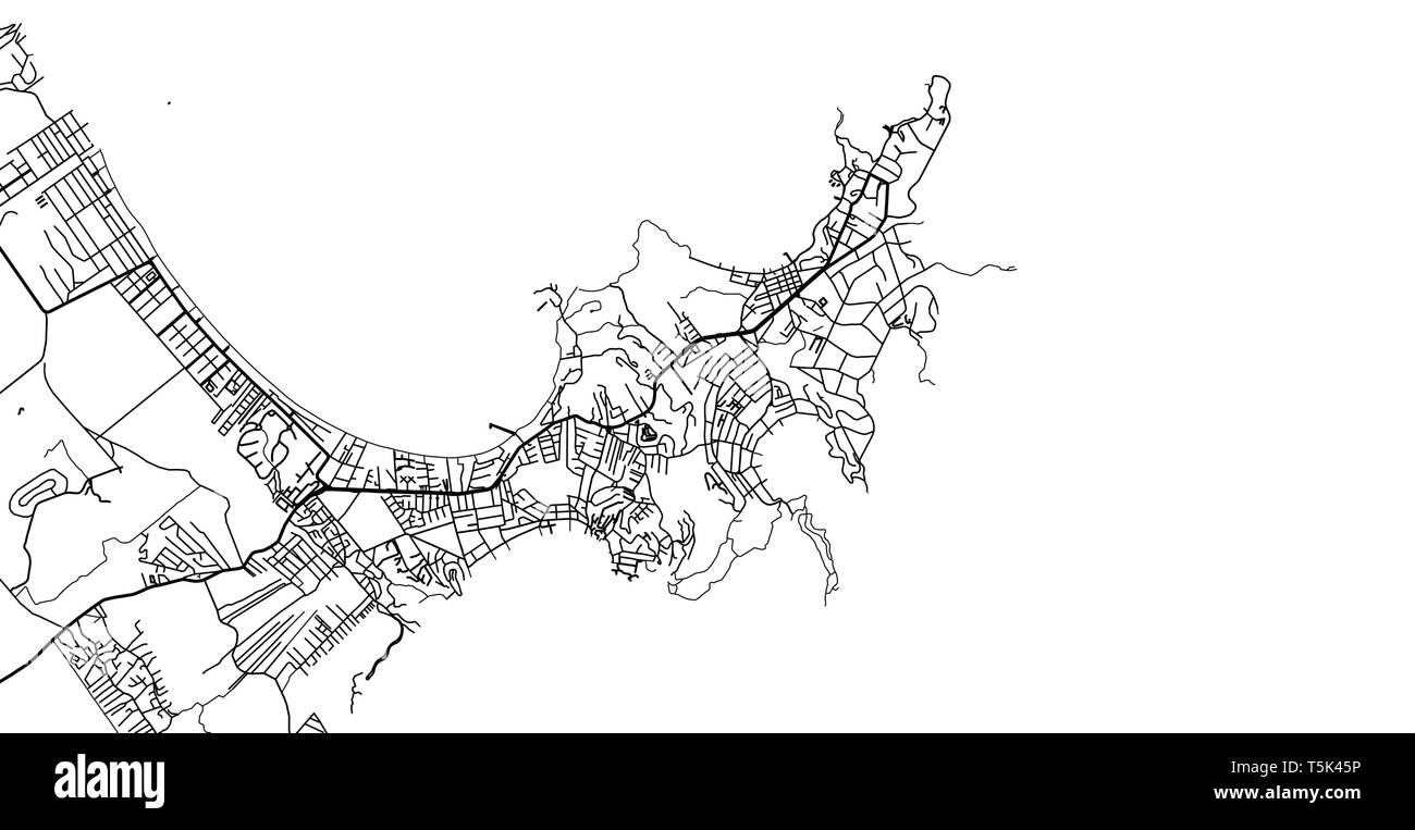 Urban vector city map of Buzios, Brazil Stock Vector Image & Art - Alamy