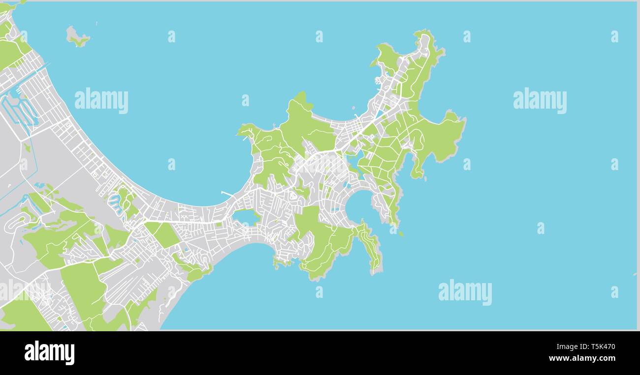 Urban vector city map of Buzios, Brazil Stock Vector Image & Art - Alamy