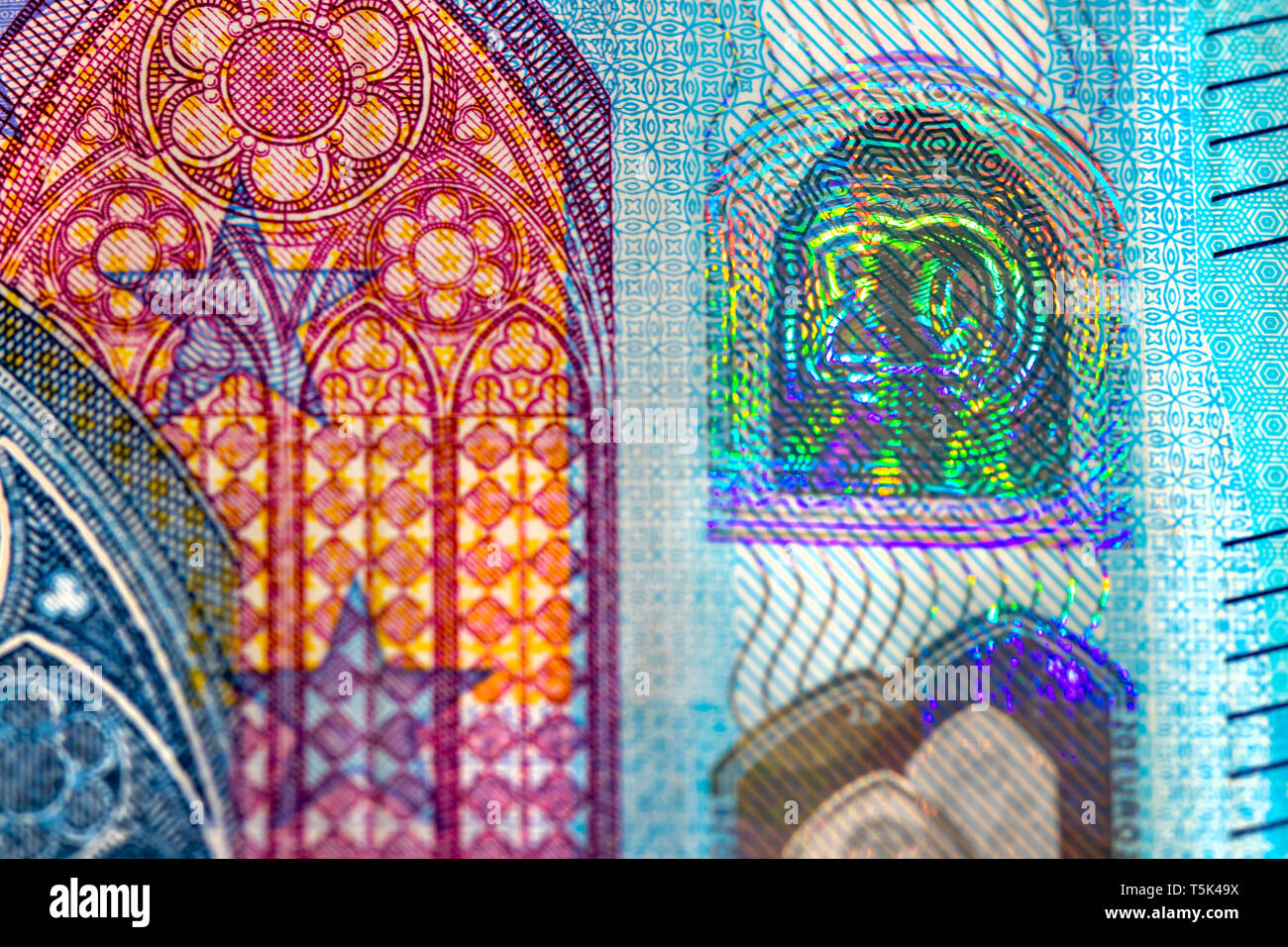 20 euro hologram hi-res stock photography and images - Alamy
