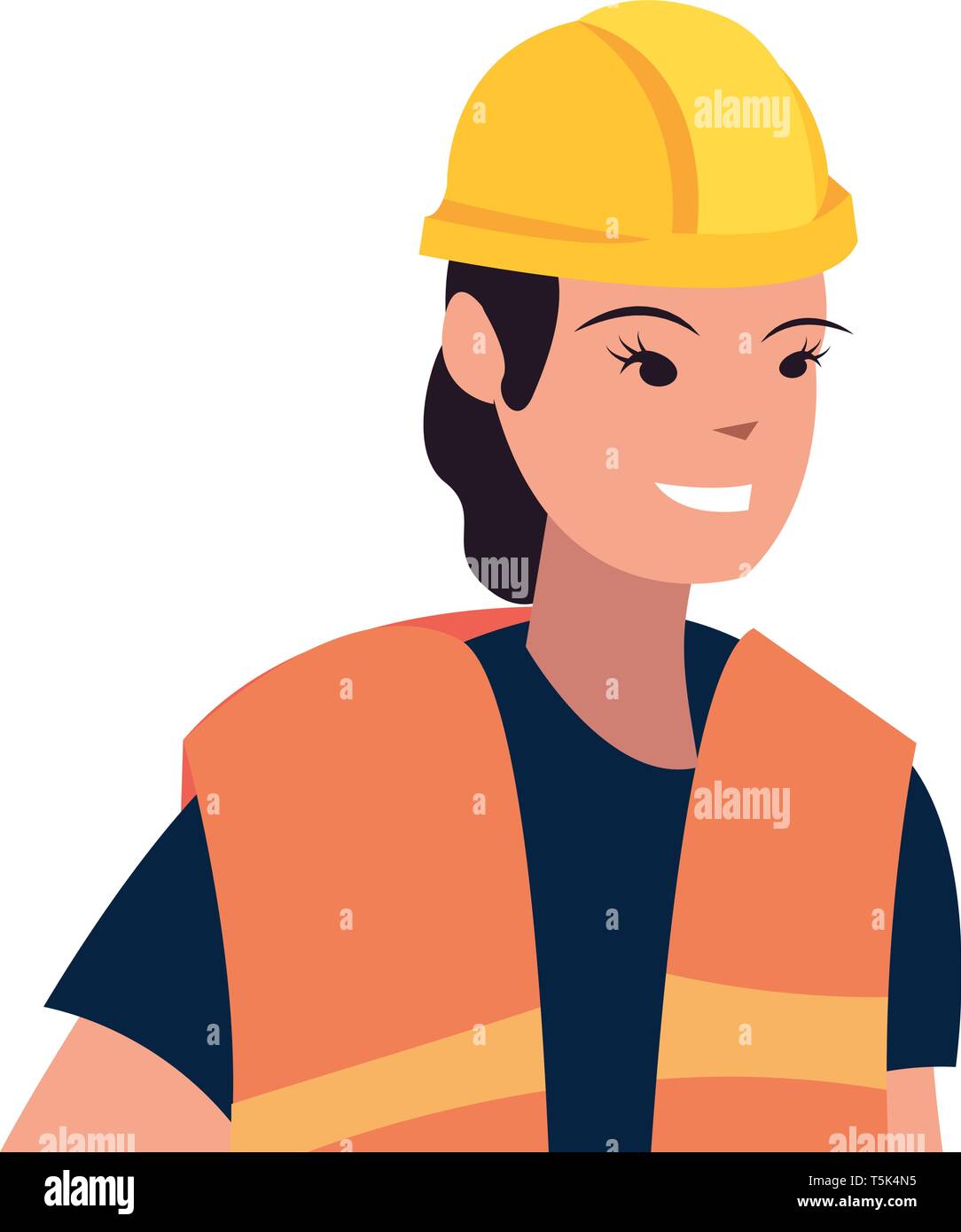 worker woman employee labour day vector illustration Stock Vector Image ...