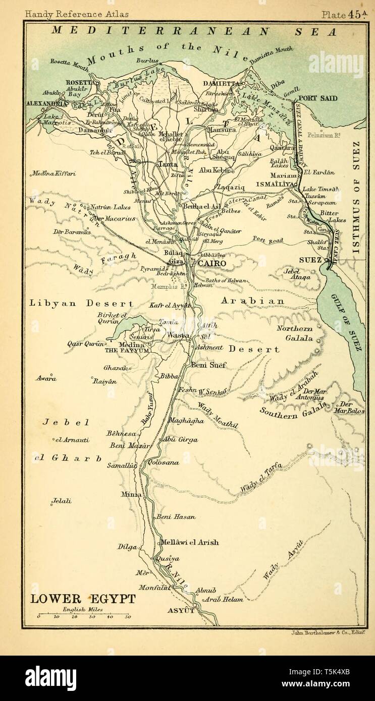 Egypt Map High Resolution Stock Photography and Images - Alamy