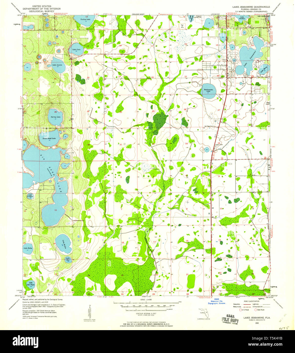 Map of jessamine hi-res stock photography and images - Alamy