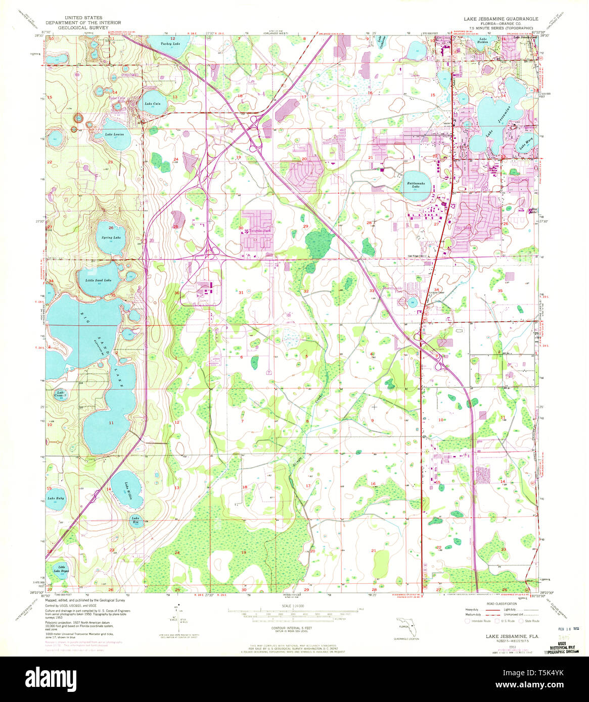 Map of jessamine hi-res stock photography and images - Alamy