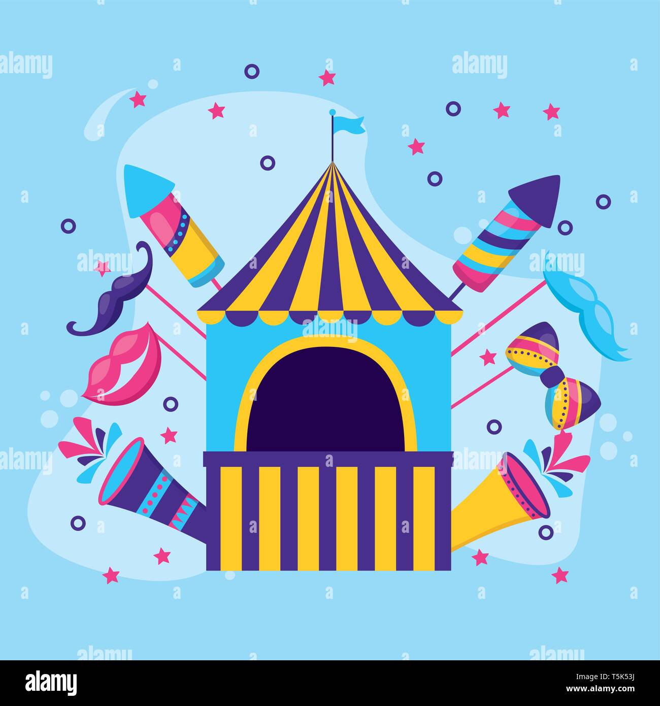 carnival booth flag Stock Vector Image & Art - Alamy