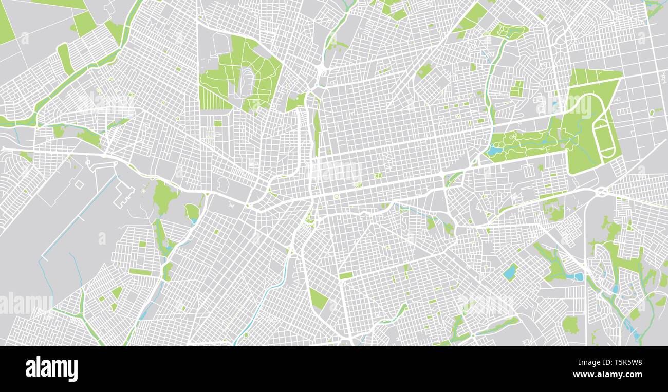 Urban vector city map of Campo Grande, Brazil Stock Vector Image & Art ...