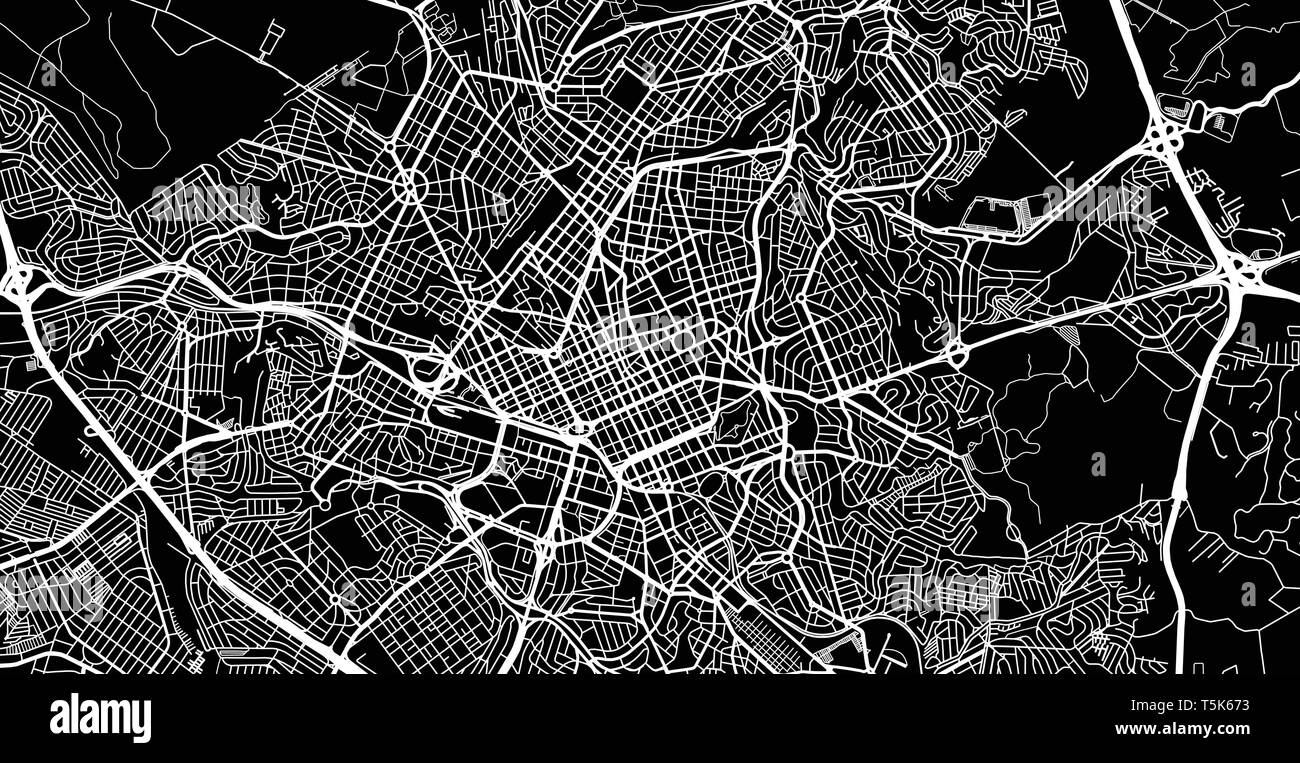 Urban vector city map of Campinas, Brazil Stock Vector Image & Art - Alamy