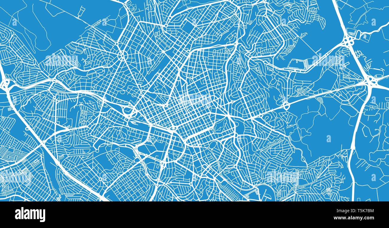 Urban vector city map of Campinas, Brazil Stock Vector Image & Art - Alamy