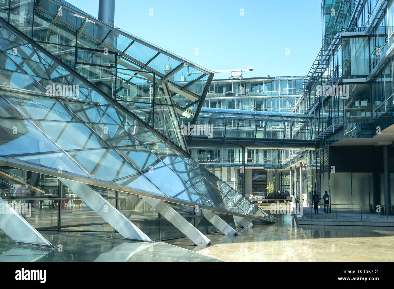 HANNOVER GERMANY - April 04 2019: Modern skyscraper Nord Landesbank in ...