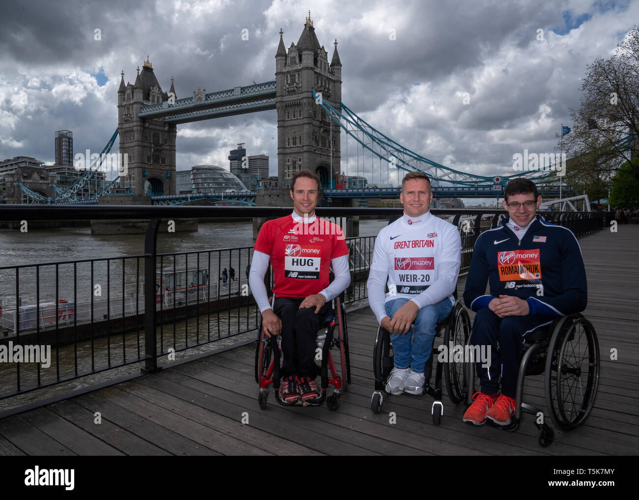 (From left to right) Switzerland's Marcel Hug, Great Britain's David ...