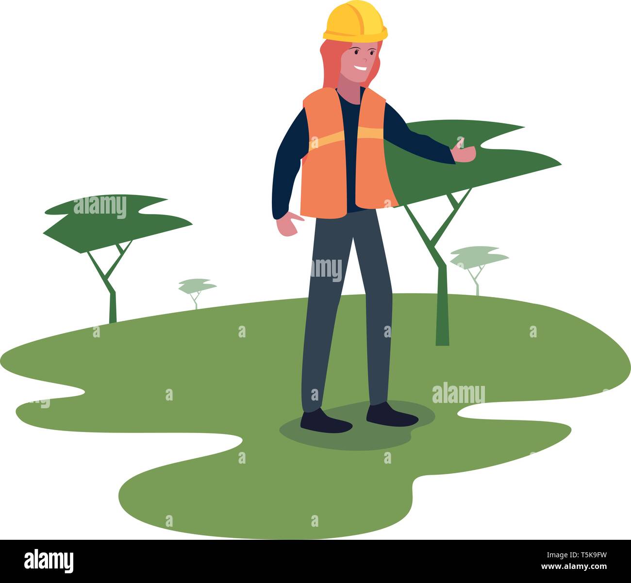 worker employee profession labour day vector illustration Stock Vector ...