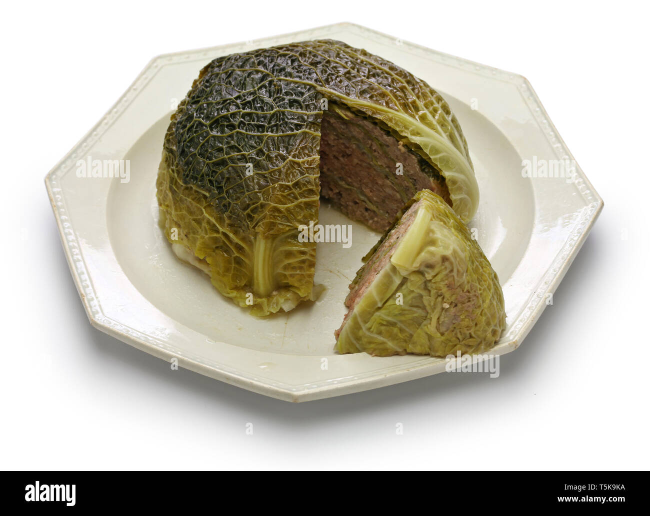 chou farci, stuffed cabbage, traditional french cuisine Stock Photo - Alamy