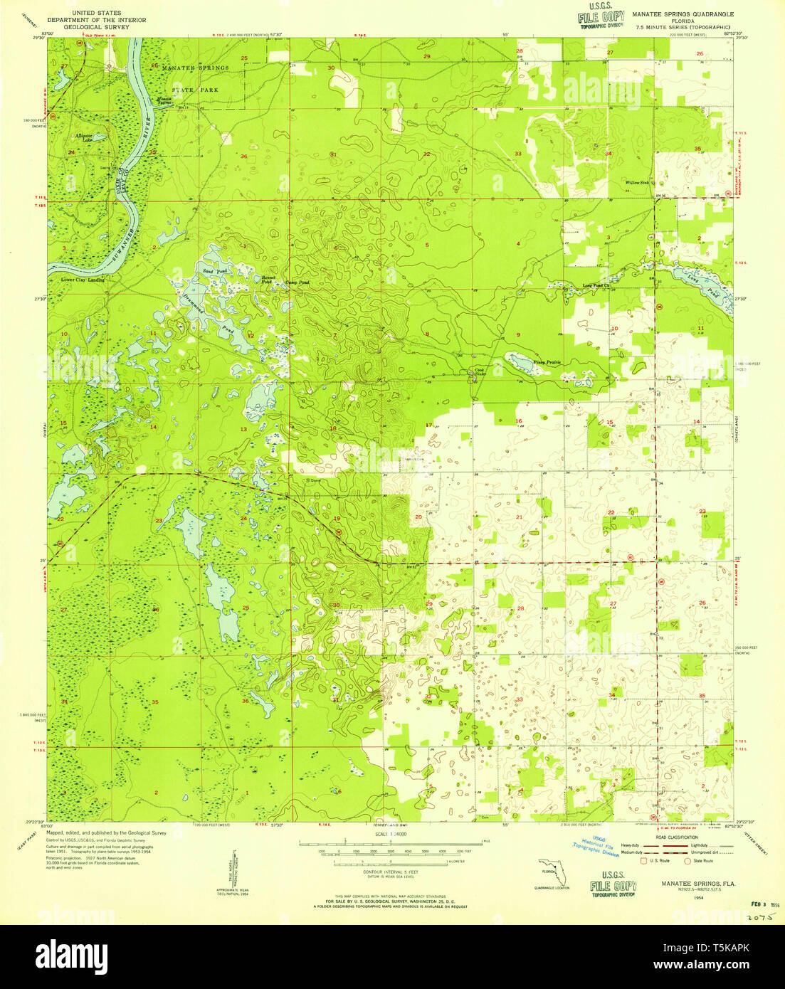 Manatee florida map hi-res stock photography and images - Alamy