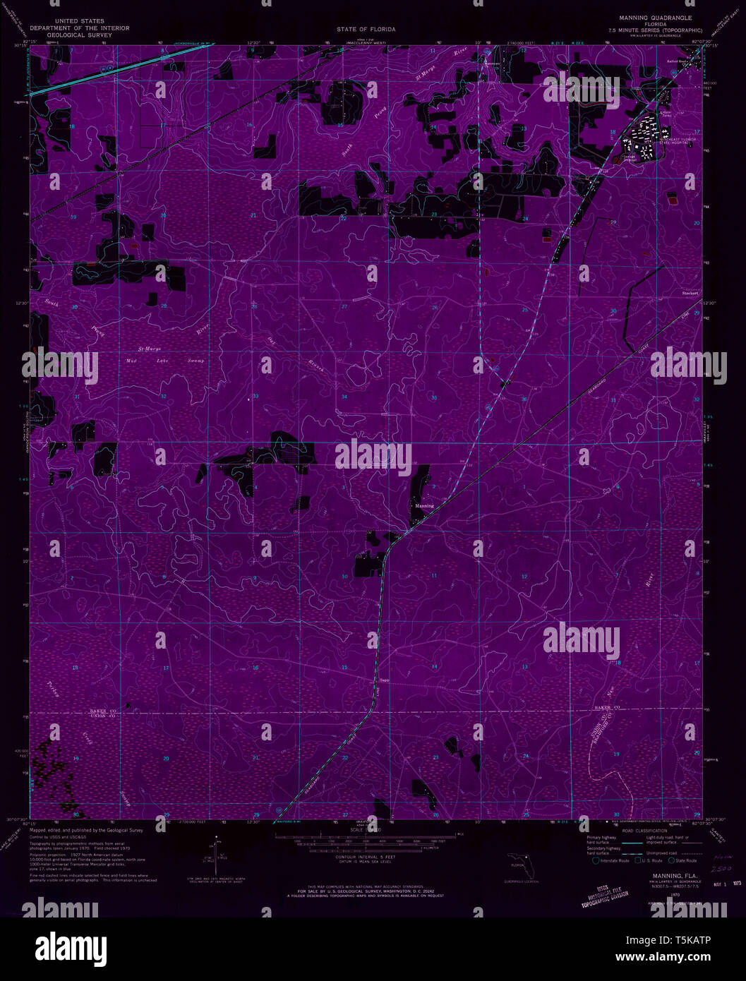 Map of manning hi-res stock photography and images - Alamy