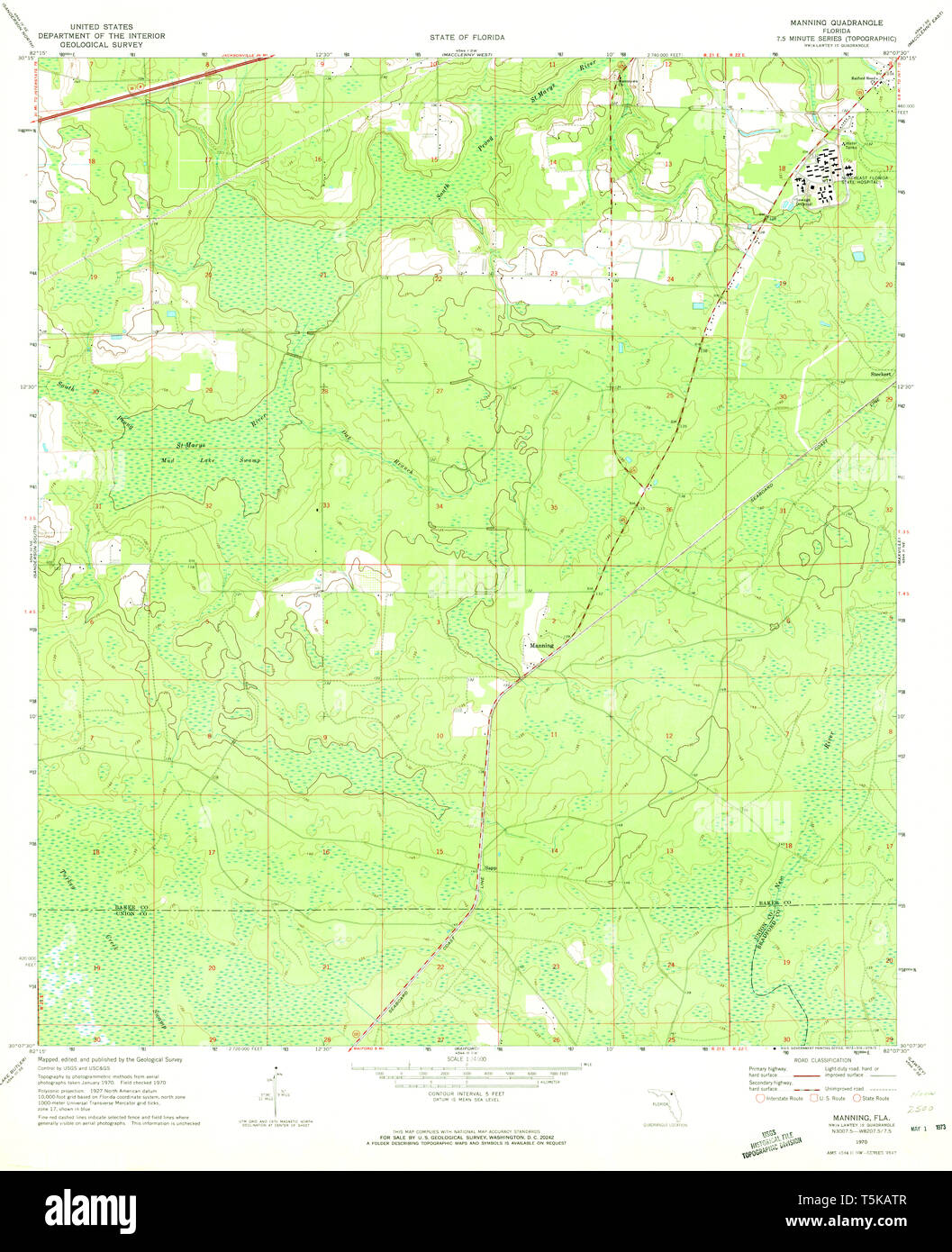 Map of manning hi-res stock photography and images - Alamy